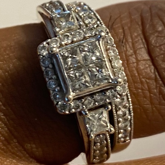 Jewelry | Princess Cut Wedding Set | Poshmark